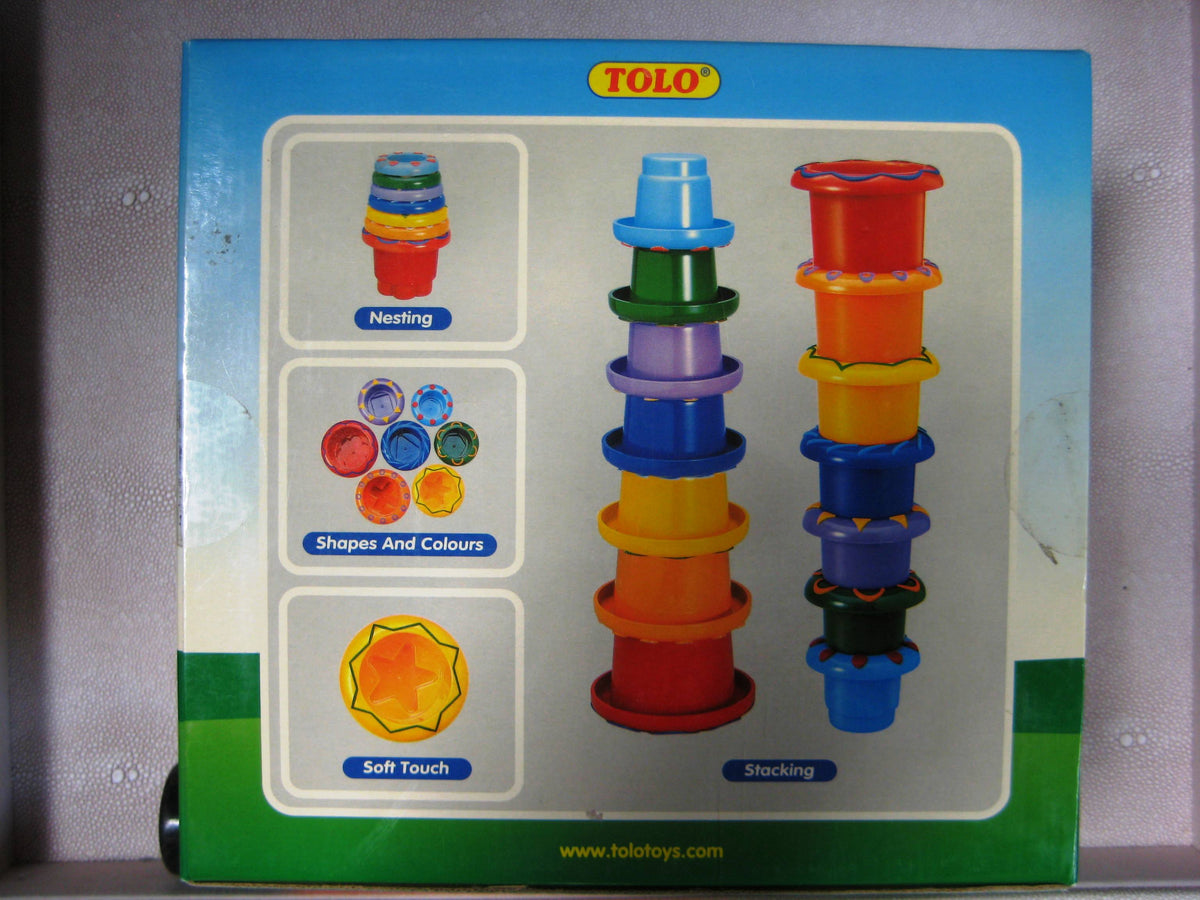Tolo Toys Rainbow Stacking Cups – Rainy Day Treasure